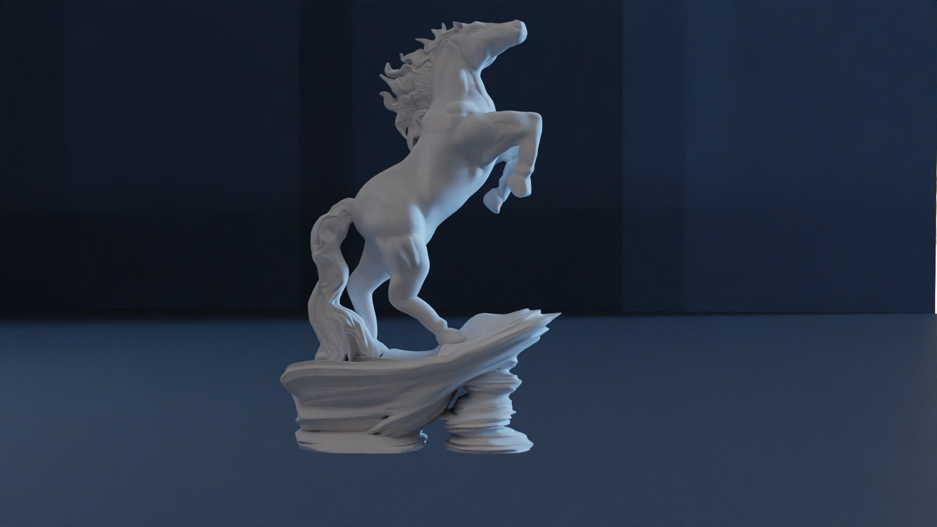 Horse Standing 3d Printing STL File - Etsy