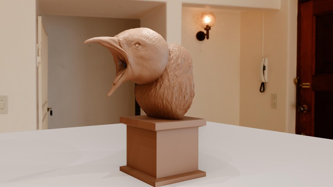 Kiwi Bird Bust Screaming 3d Printing STL File - Etsy