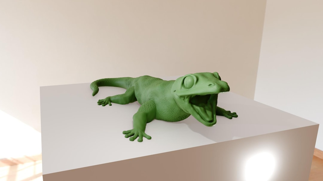 Gecko Mouth Open 3d Printing STL File - Etsy
