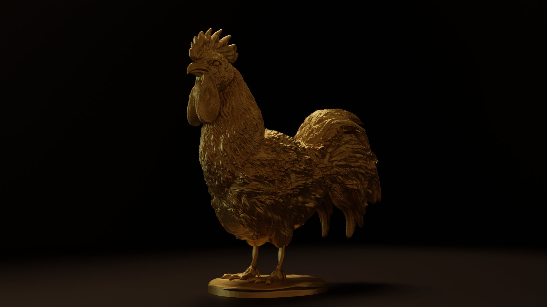Chicken Standing 3d Printing STL File - Etsy