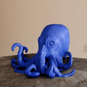 Octopus Statue Printing STL File - Etsy