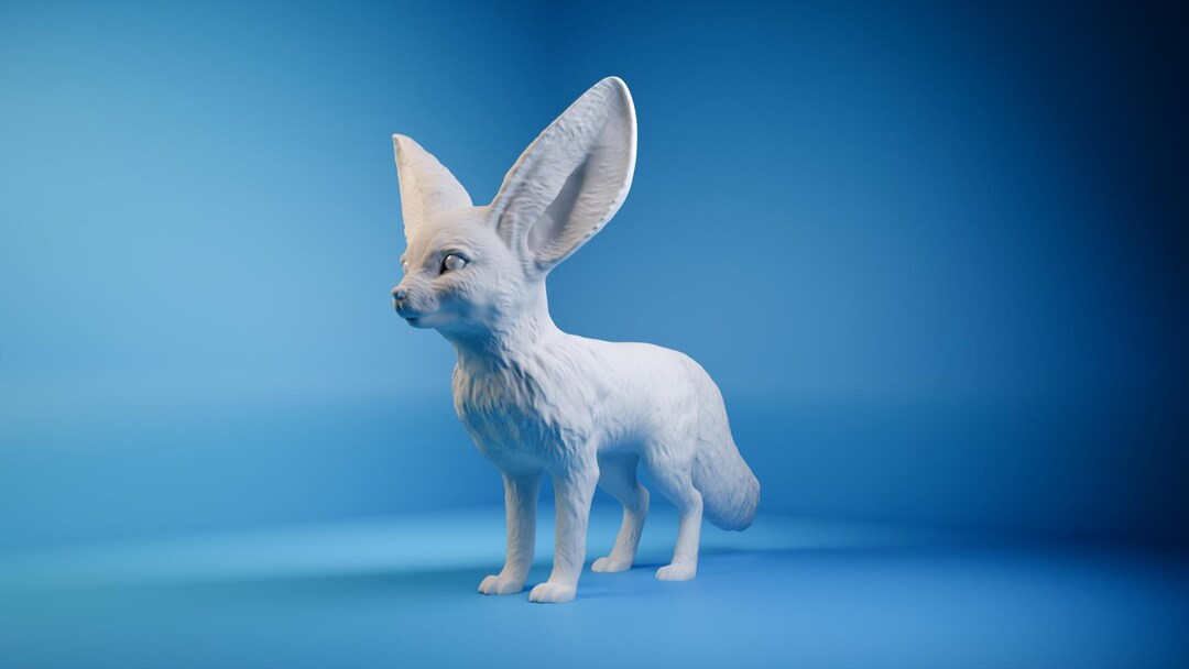 Fennec Fox 3d Printing STL File - Etsy