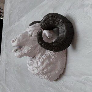 Ram Goat Bleating Wall Mount Decor 3d Printing STL File - Etsy