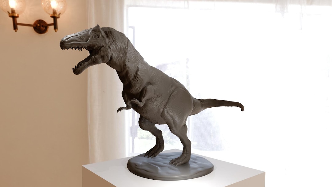 Allosaurus Roaring Dinosaur 3d Printing STL File - Etsy