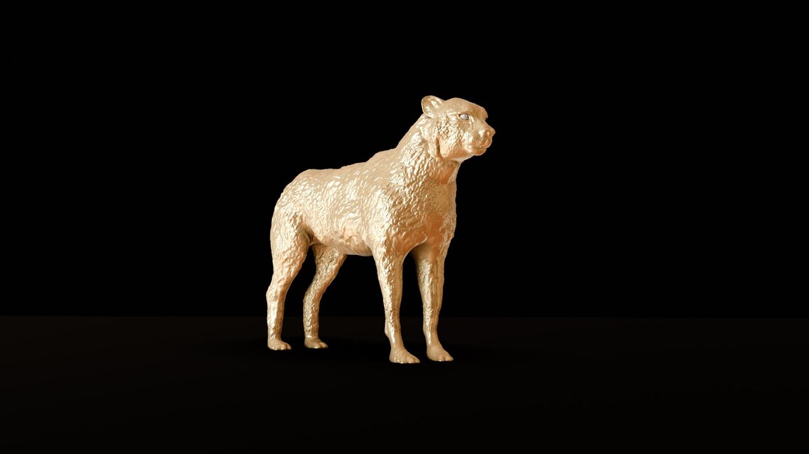 Cheetah Standing 3d Printing STL File - Etsy