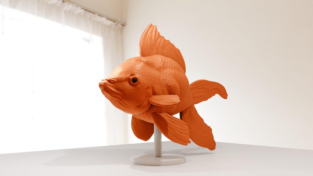 Gold Fish 3d Printing STL File - Etsy