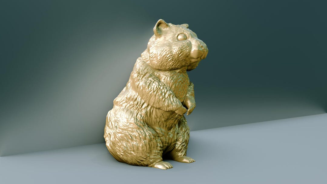 Hamster Standing 3d Printing STL File - Etsy