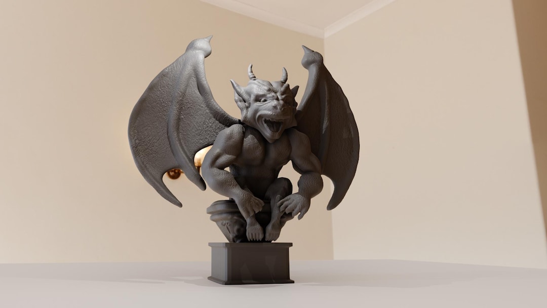 Gargoyle Statue Roaring 3d Printing STL File - Etsy