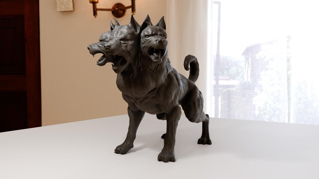 Cerberus Dog Roaring 3d Printing STL File - Etsy