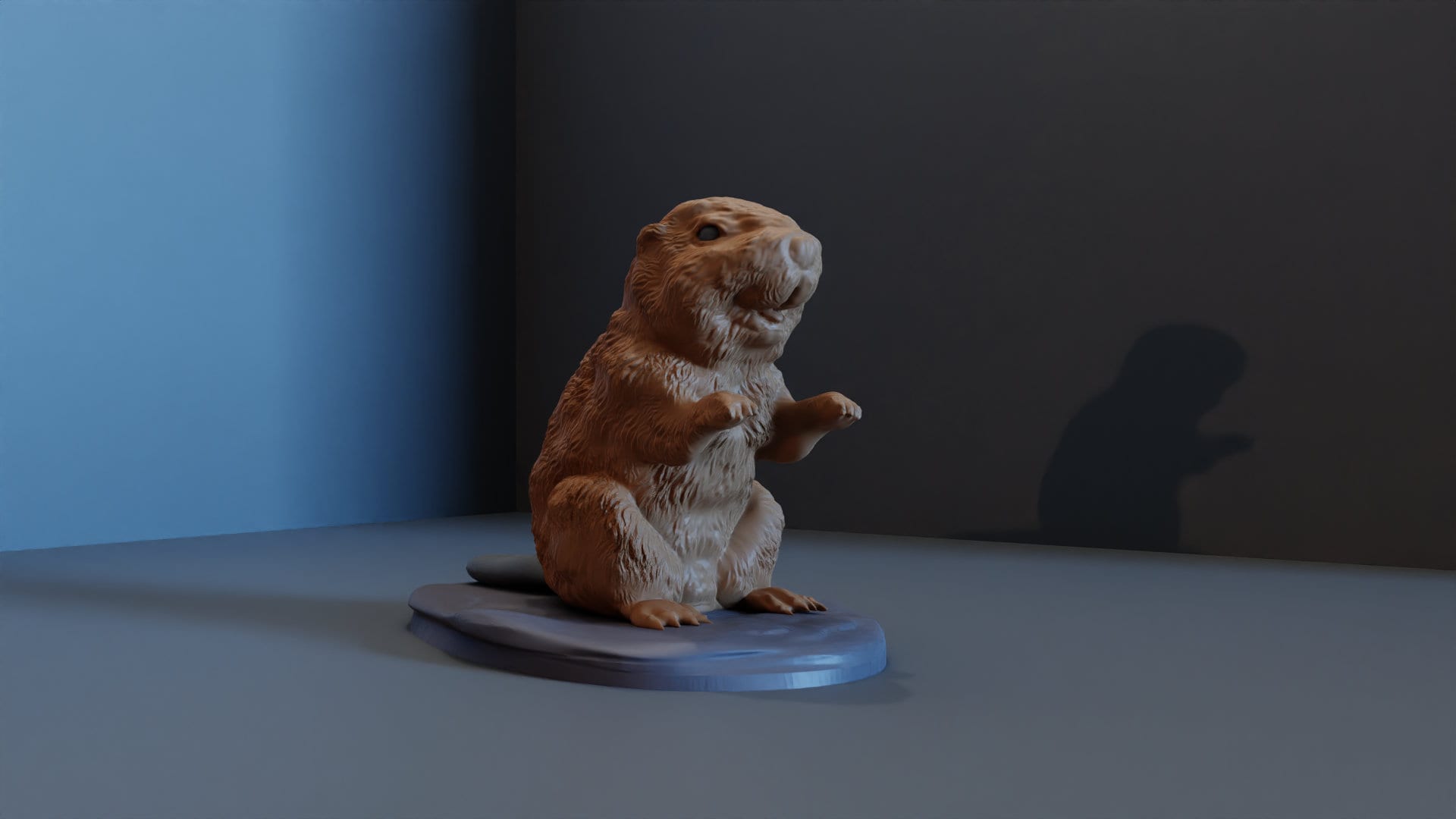 Beaver Standing 3d Printing STL File - Etsy