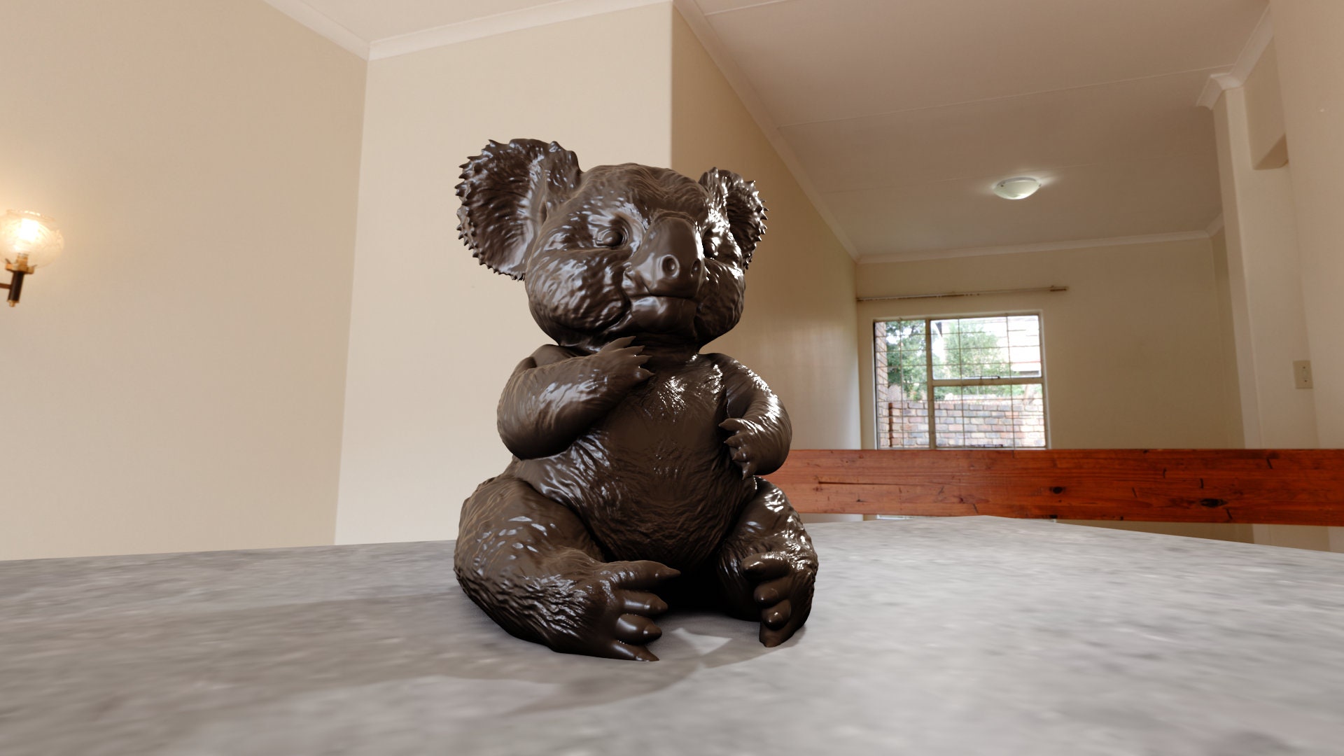 Koala Bear Sitting 3d Printing STL File - Etsy