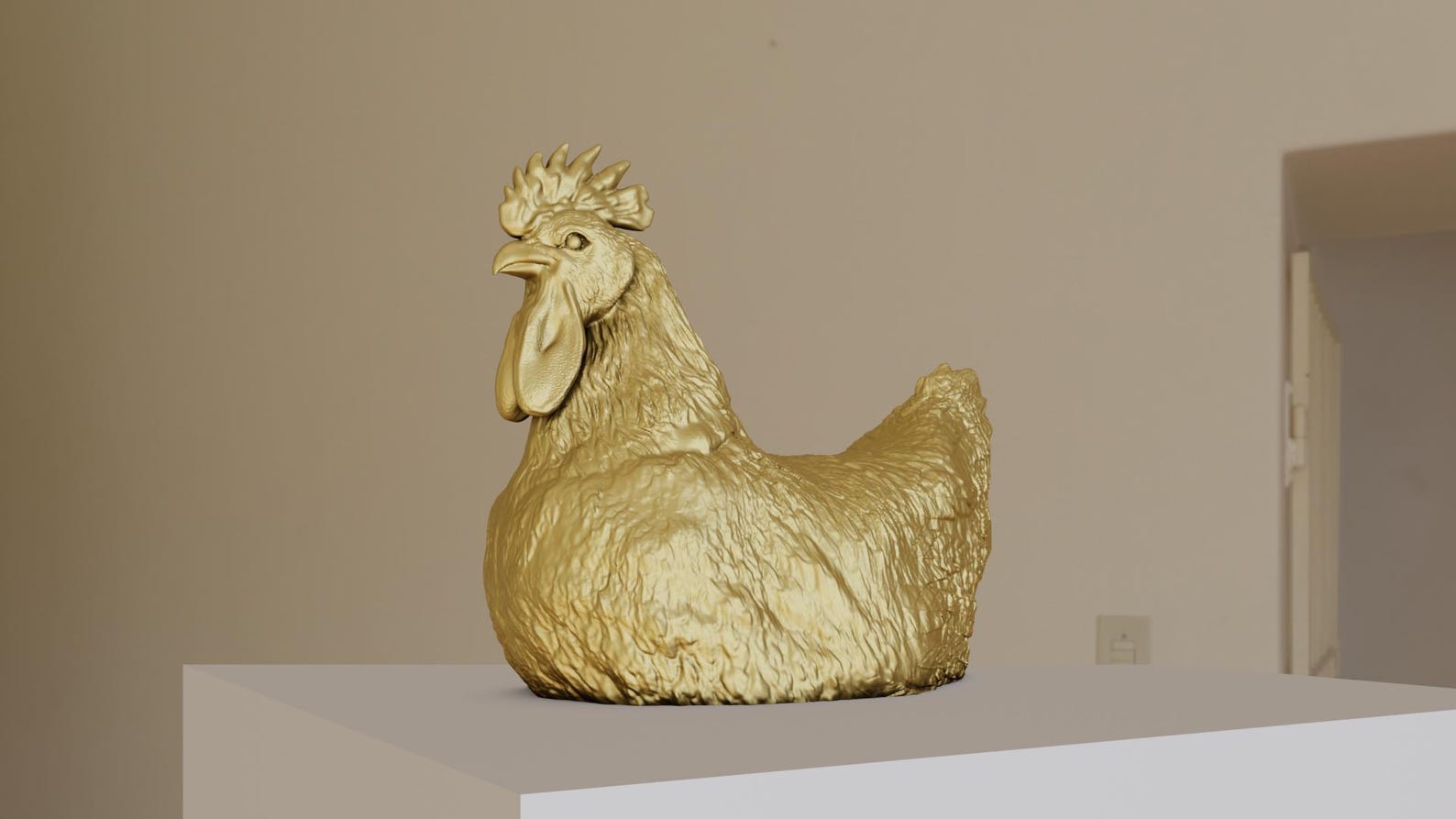 Chicken Sitting STL File - Etsy