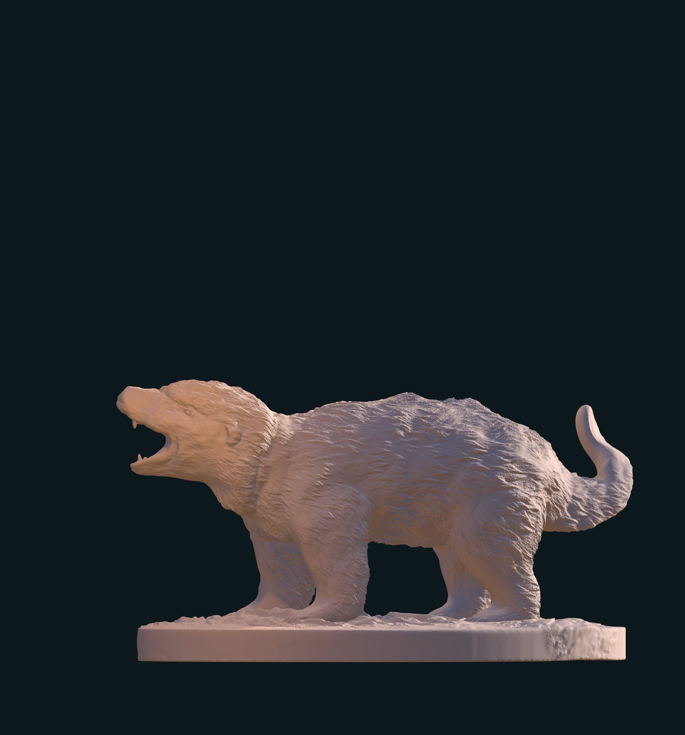 Honey Badger Roaring 3d Printing STL File - Etsy