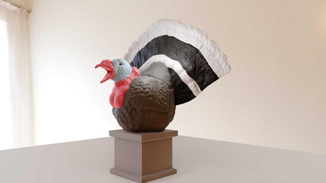 Turkey Bird Screaming Bust 3d Printing STL File - Etsy