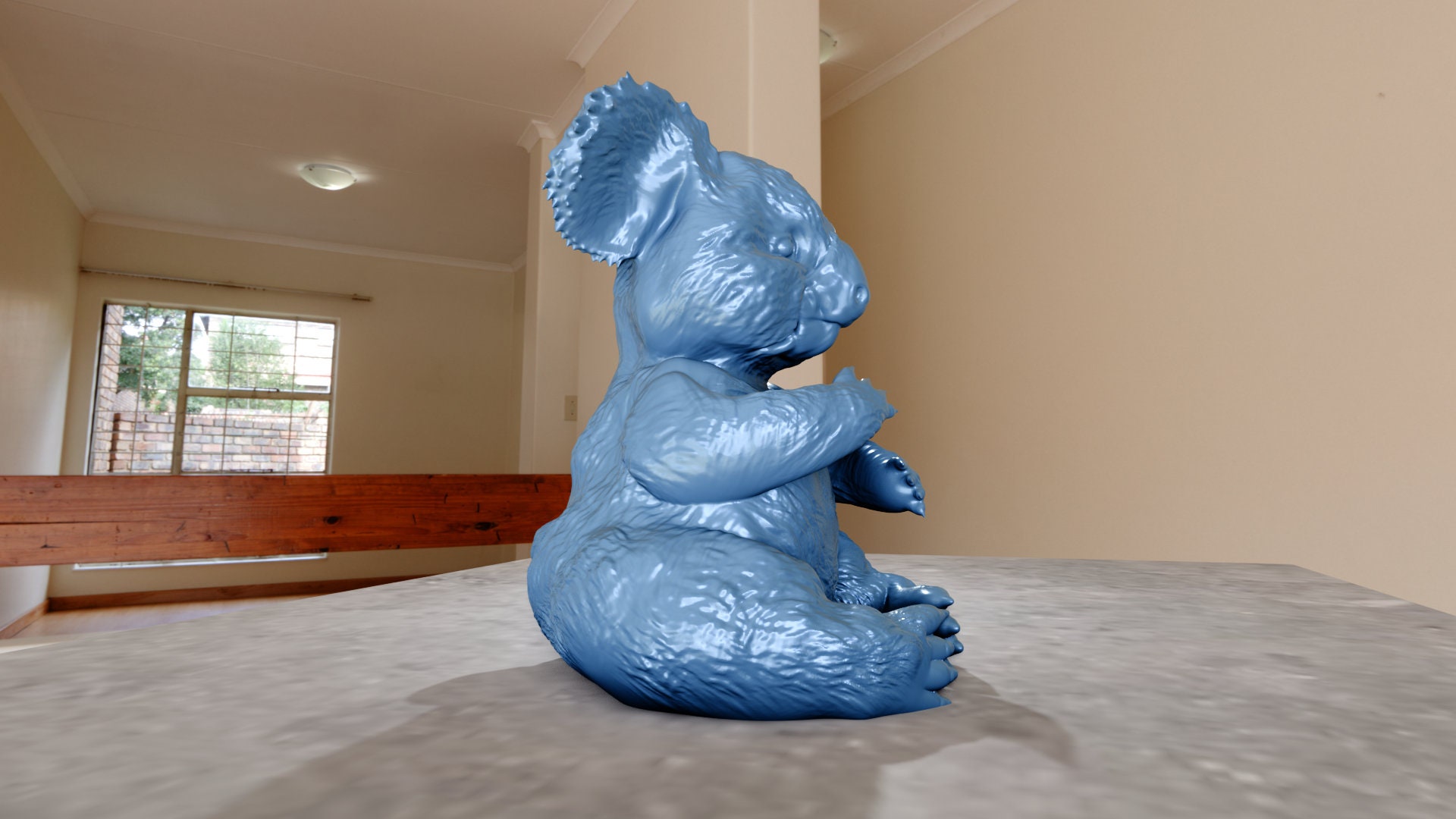 Koala Bear Sitting 3d Printing STL File - Etsy
