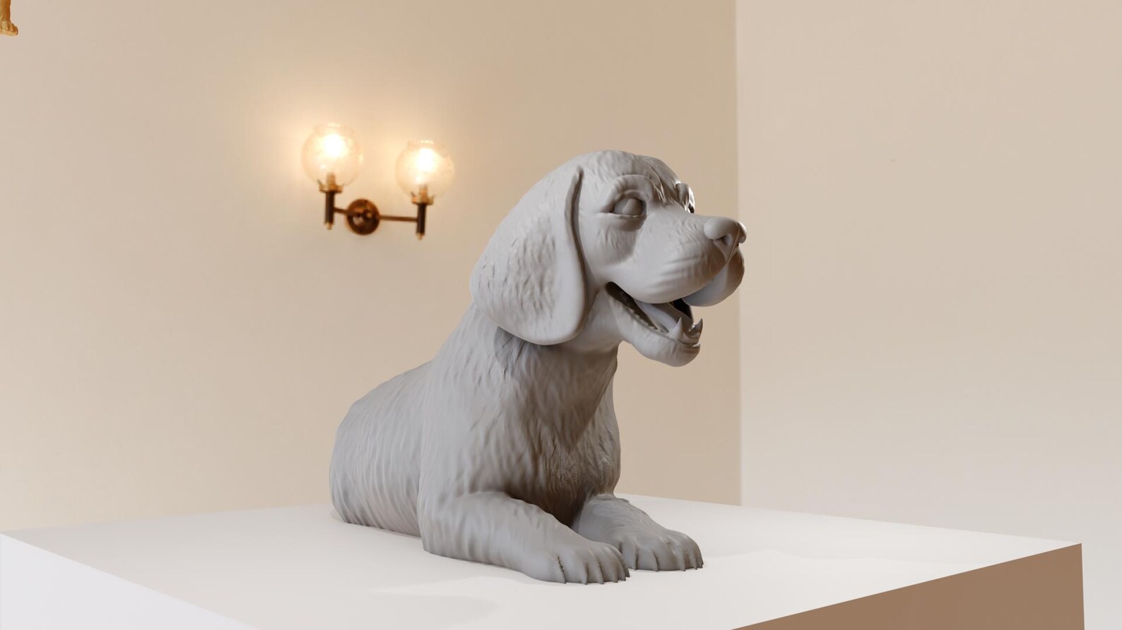 Beagle Dog Smiling Lying 3d Printing STL File - Etsy