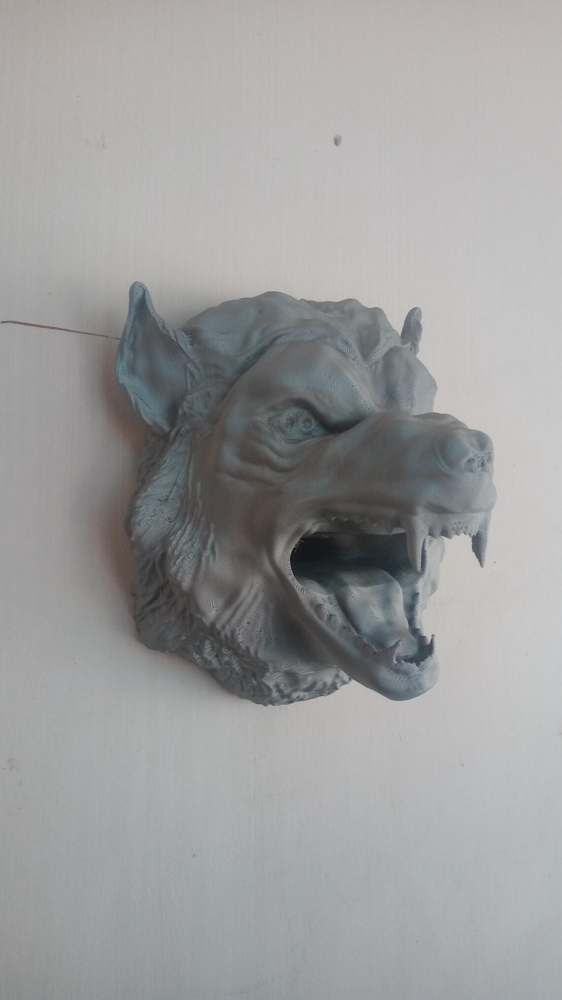 Werewolf Head Wall Mount 3d Printing STL File - Etsy