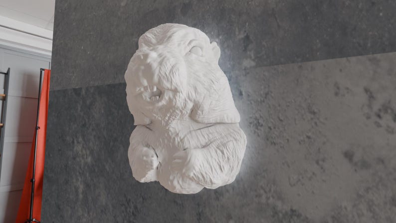 Marmot Head Wall Mount 3d Printing STL File - Etsy
