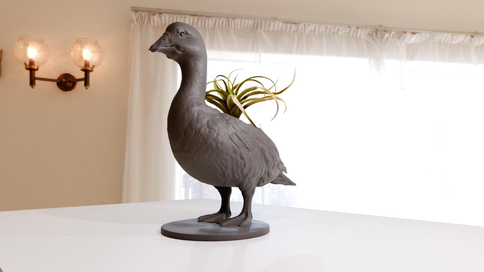 Goose Planter 3d Printing STL File - Etsy