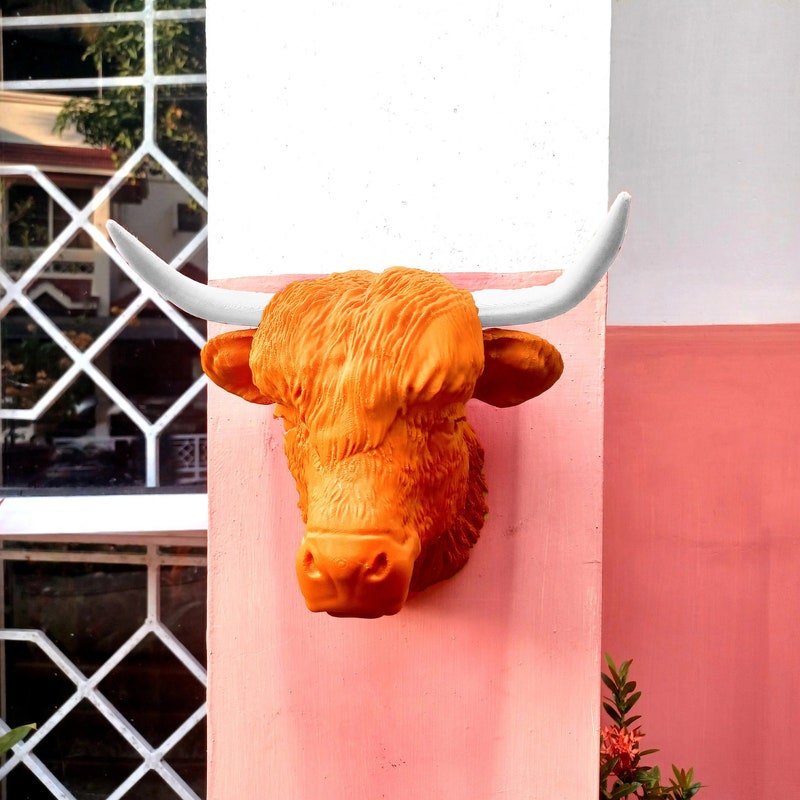 Highland Cow Mount - Etsy