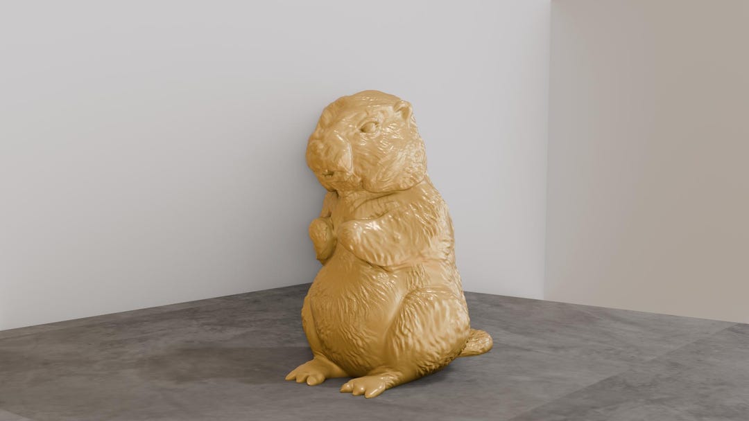 Marmot Standing 3d Printing STL File - Etsy