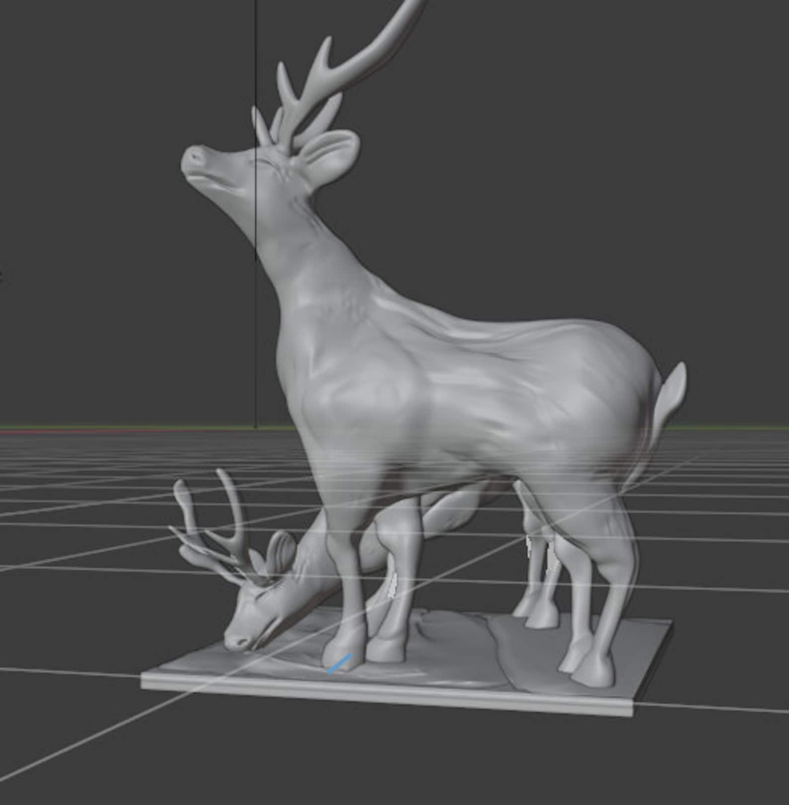 Deer 3d Printing STL File - Etsy