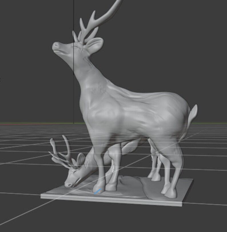 Deer 3d Printing STL File - Etsy