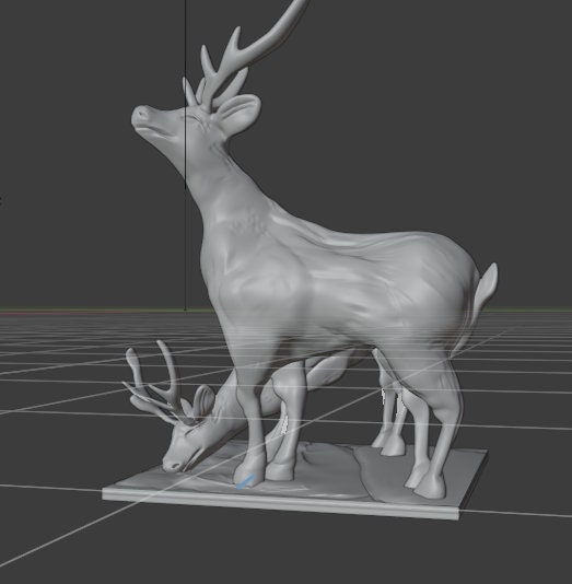Deer 3d Printing STL File - Etsy