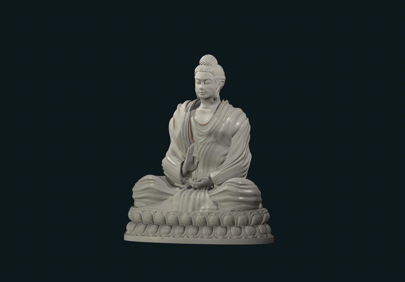 Buddha Statue Art 3d Printing STL File - Etsy