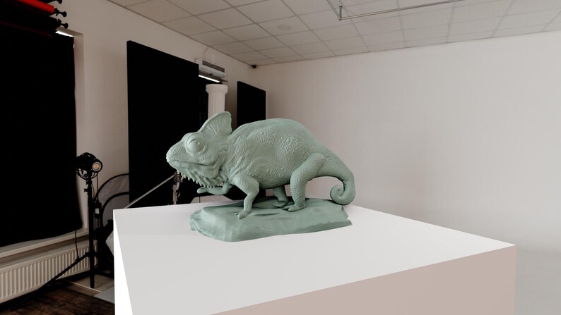 Chameleon STL 3d Print File - Etsy