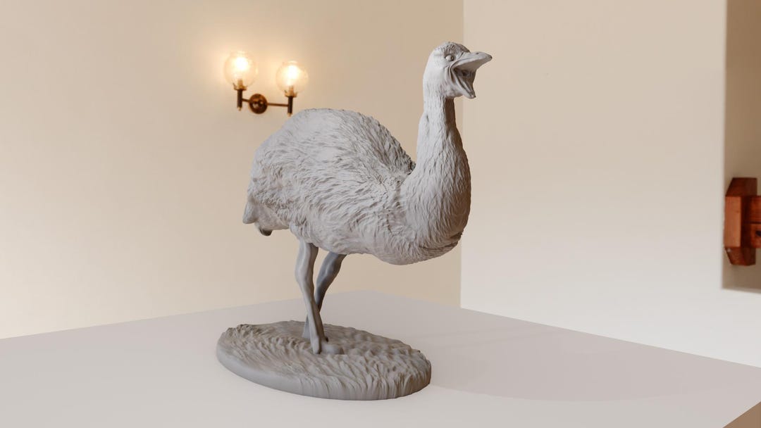Emu Bird Screaming 3d Printing STL File - Etsy