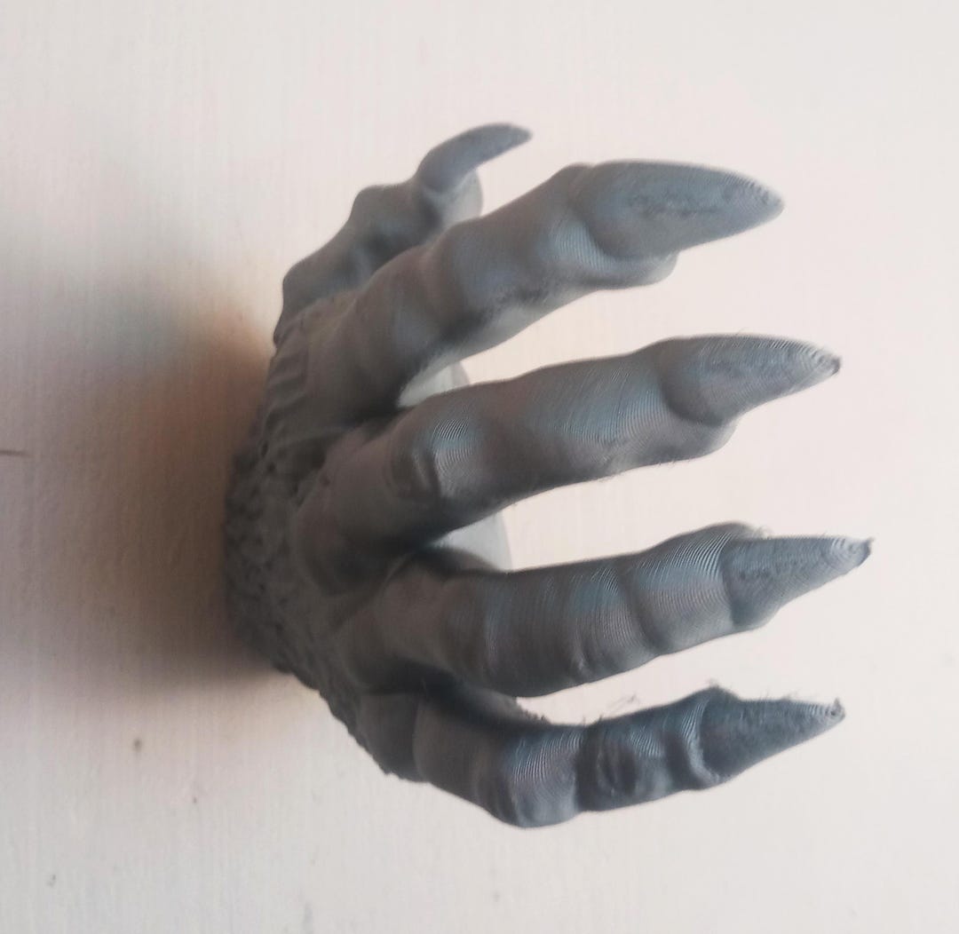 Werewolf Hand Wall Mount 3d Printing STL File - Etsy