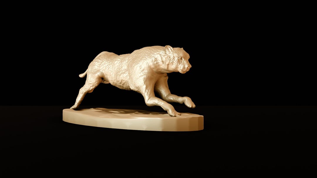 Cheetah Running STL File - Etsy