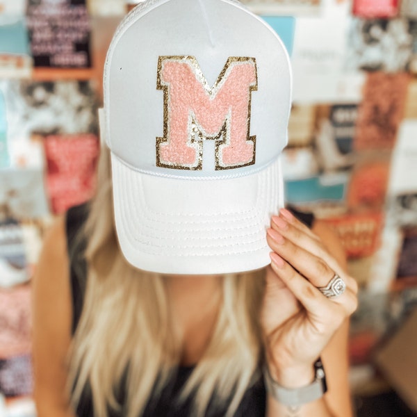 Hat With Initials - Etsy