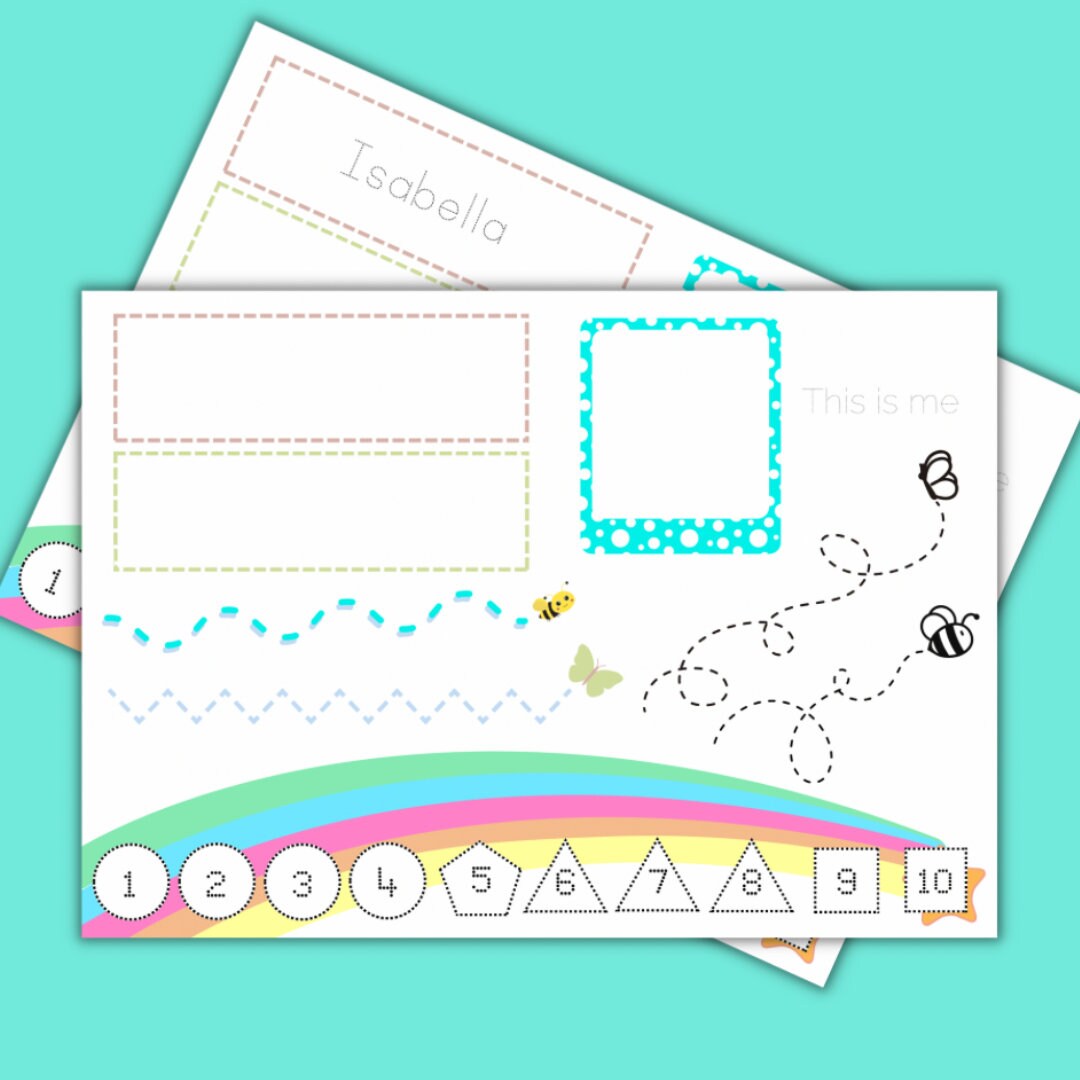 Name Writing Mats - Etsy