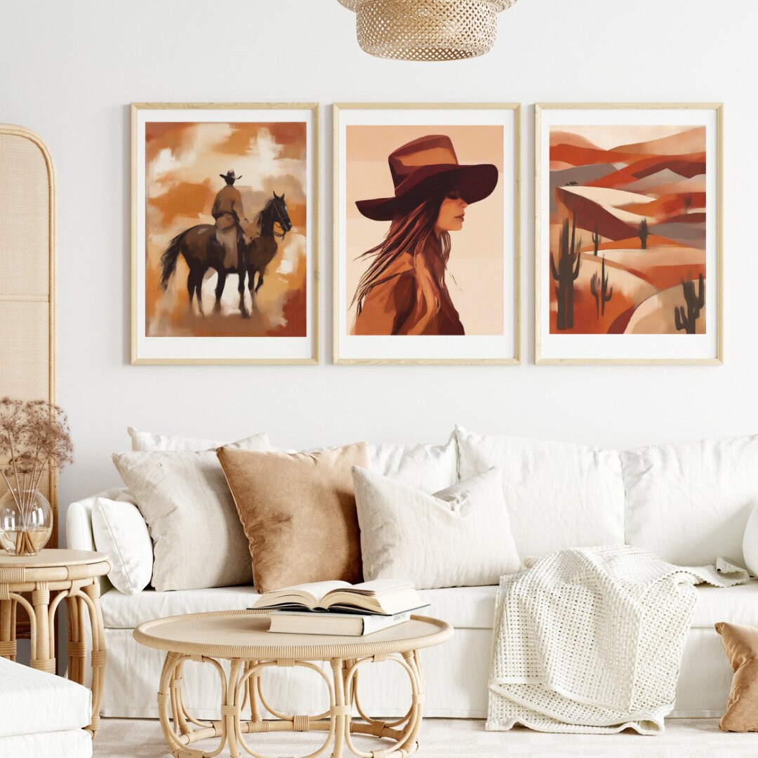 Western Themed Boho Art Prints - Etsy