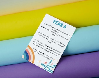 Year 6 Leavers Poem - Etsy