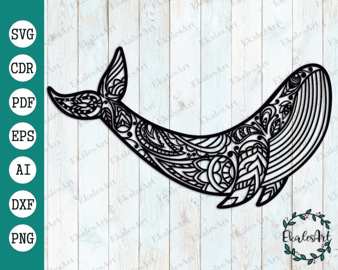 Whale SVG File, Blue Whale Svg, Humpback Whale Svg, Ocean Animal Svg ...