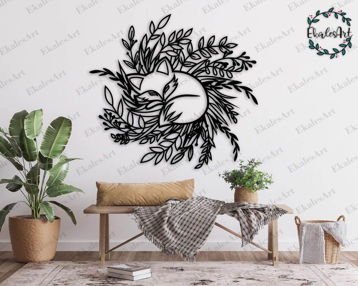 Fox SVG Fox Monogram Svg Fox Svg Bundle Woodland Animals - Etsy