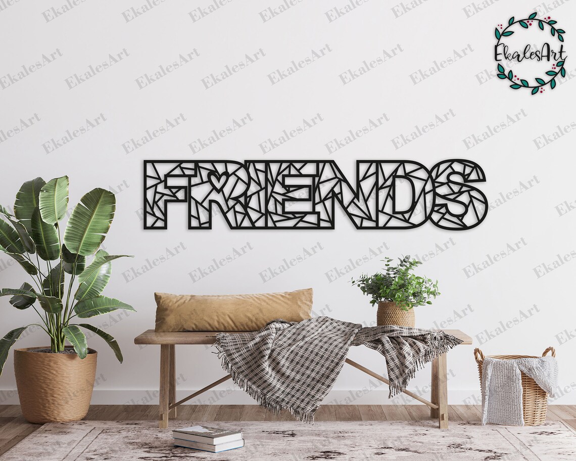 Friends SVG File Best Friends Cut File Geometric Friends - Etsy