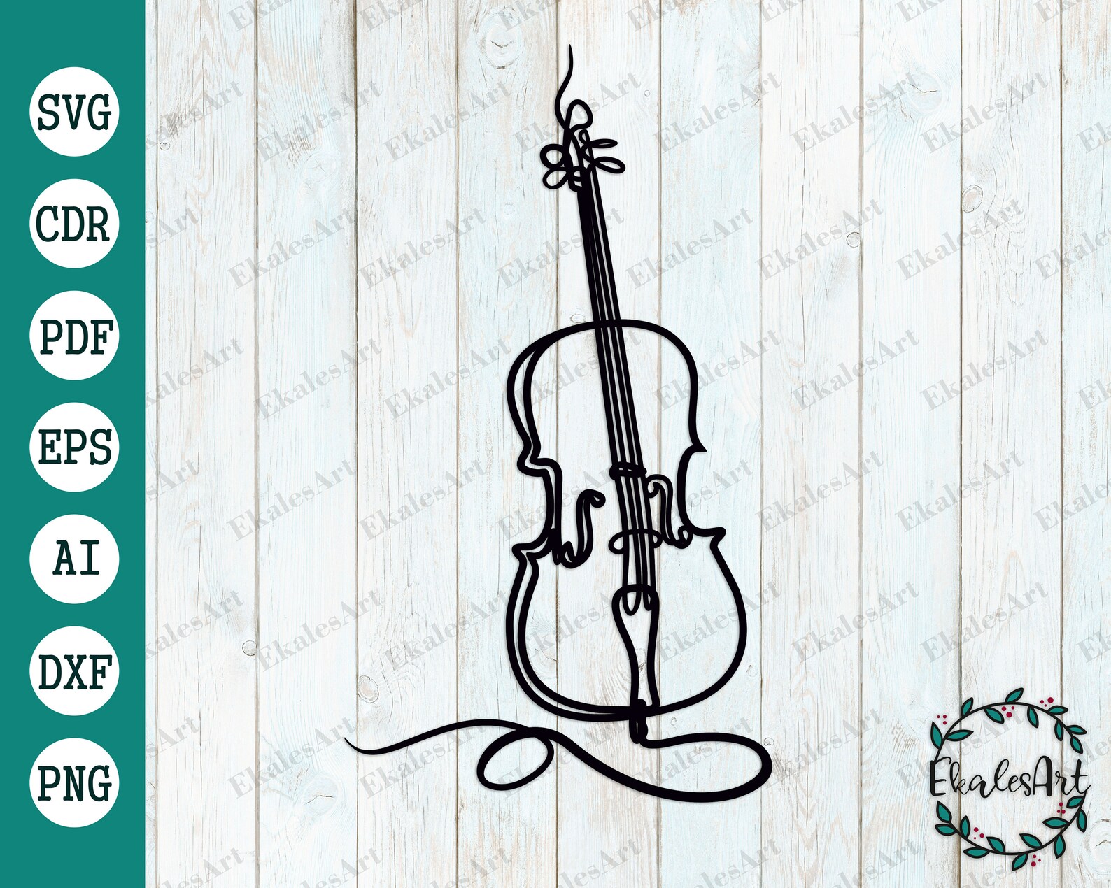Violin SVG File Musical Instrument Svg Violin Clipart Music - Etsy