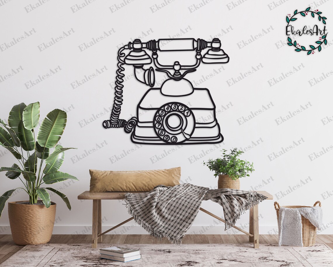 Vintage Phone SVG File Antique Phone Svg Retro Clipart - Etsy