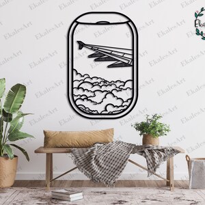 Airplane Window SVG, Airplane Wing Svg, Aircraft Scene, Airplane Svg ...