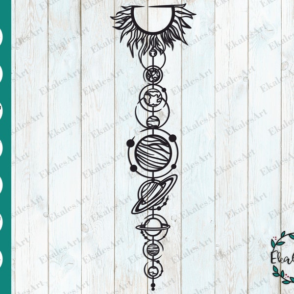 Solar System Svg - Etsy