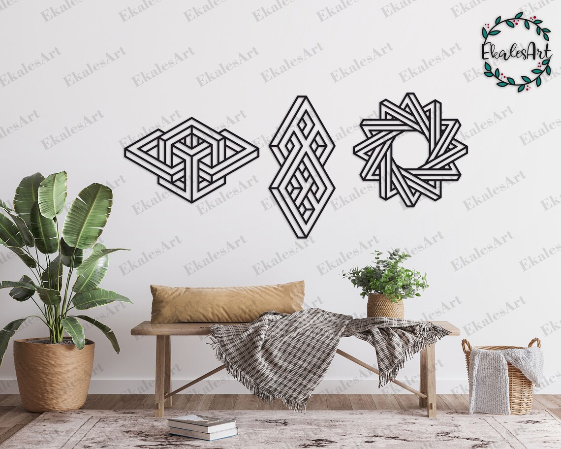 Geometric Illusion SVG Optical Illusion Svg Geometric Shape - Etsy