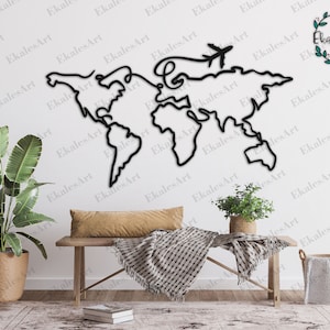 Trip Around the World SVG File, World Map Cut File, World Map Svg ...