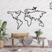 Trip Around the World SVG File, World Map Cut File, World Map Svg ...