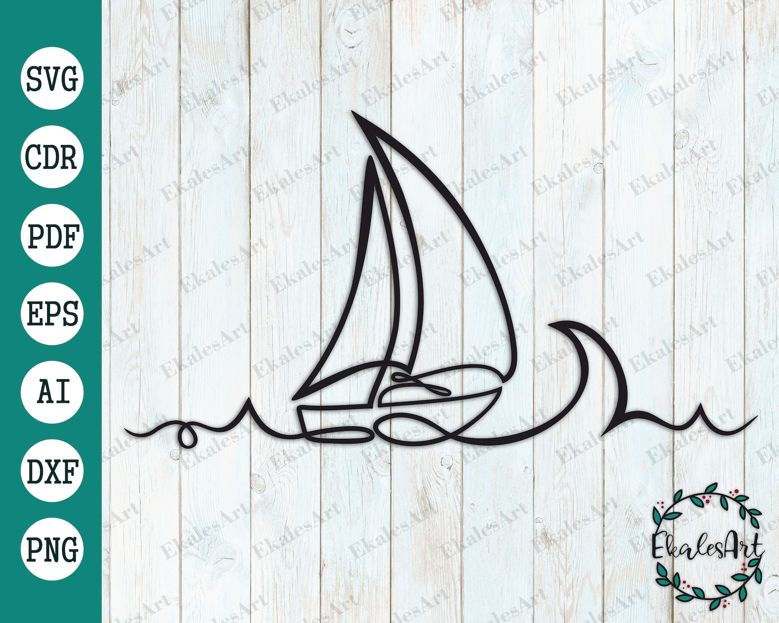 Sailboat SVG Sail Boat Svg Sailing Svg Nautical Clipart - Etsy
