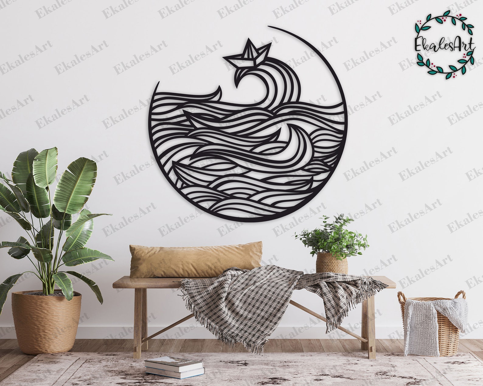 Waves Svg Ocean Waves Svg Paper Boat SVG File Sailing Boat - Etsy