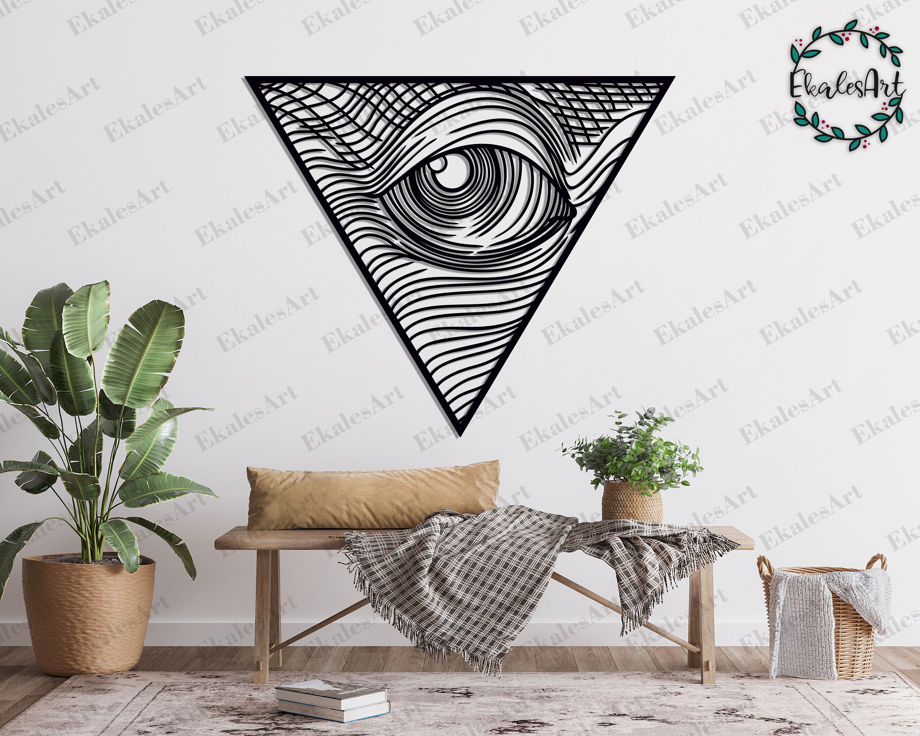 Ojo en el triángulo SVG, tercer ojo svg, all seeing eye svg, pirámide ...